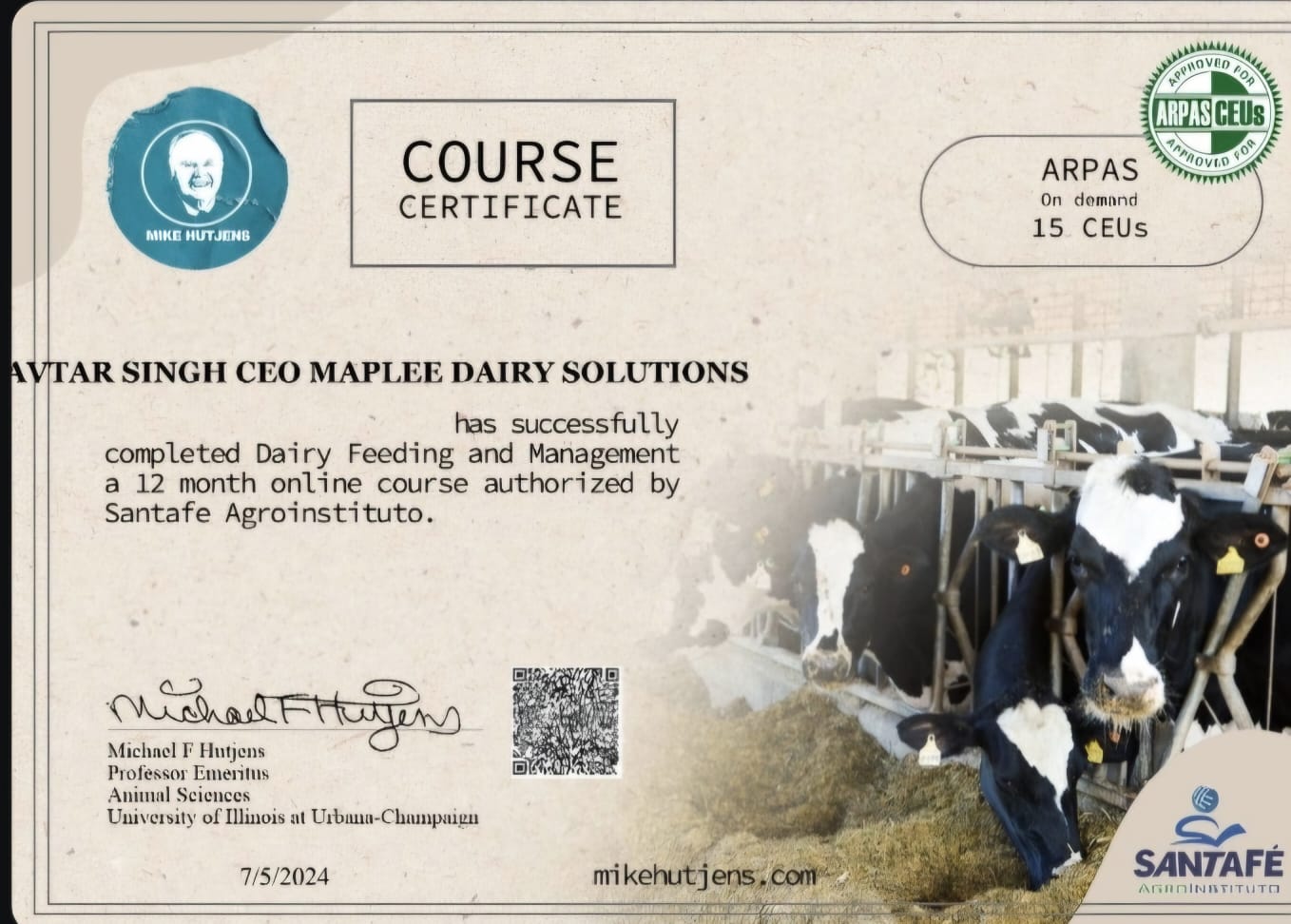 MAPLEE DAIRY SOLUTIONS
